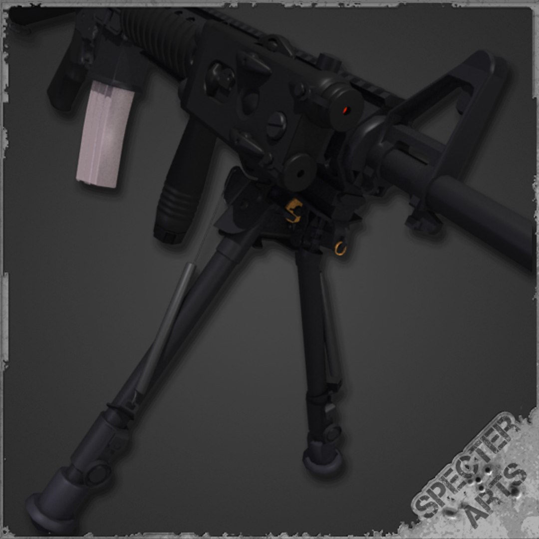 3d Marksman Rifle M16a4 Sdm-r