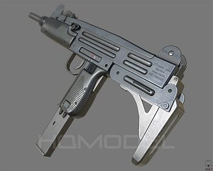 smg uzi 3d model