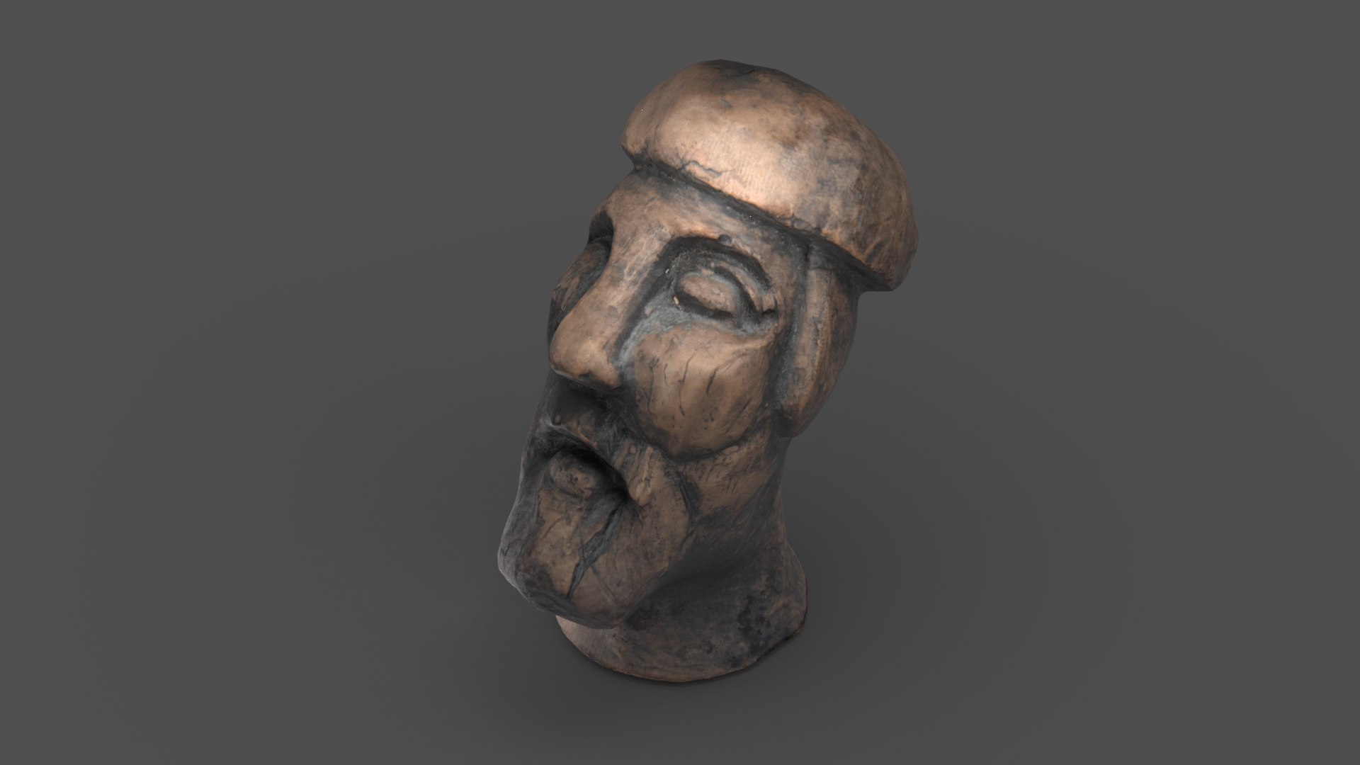 Carved Head Odin 3D Model - TurboSquid 1436131