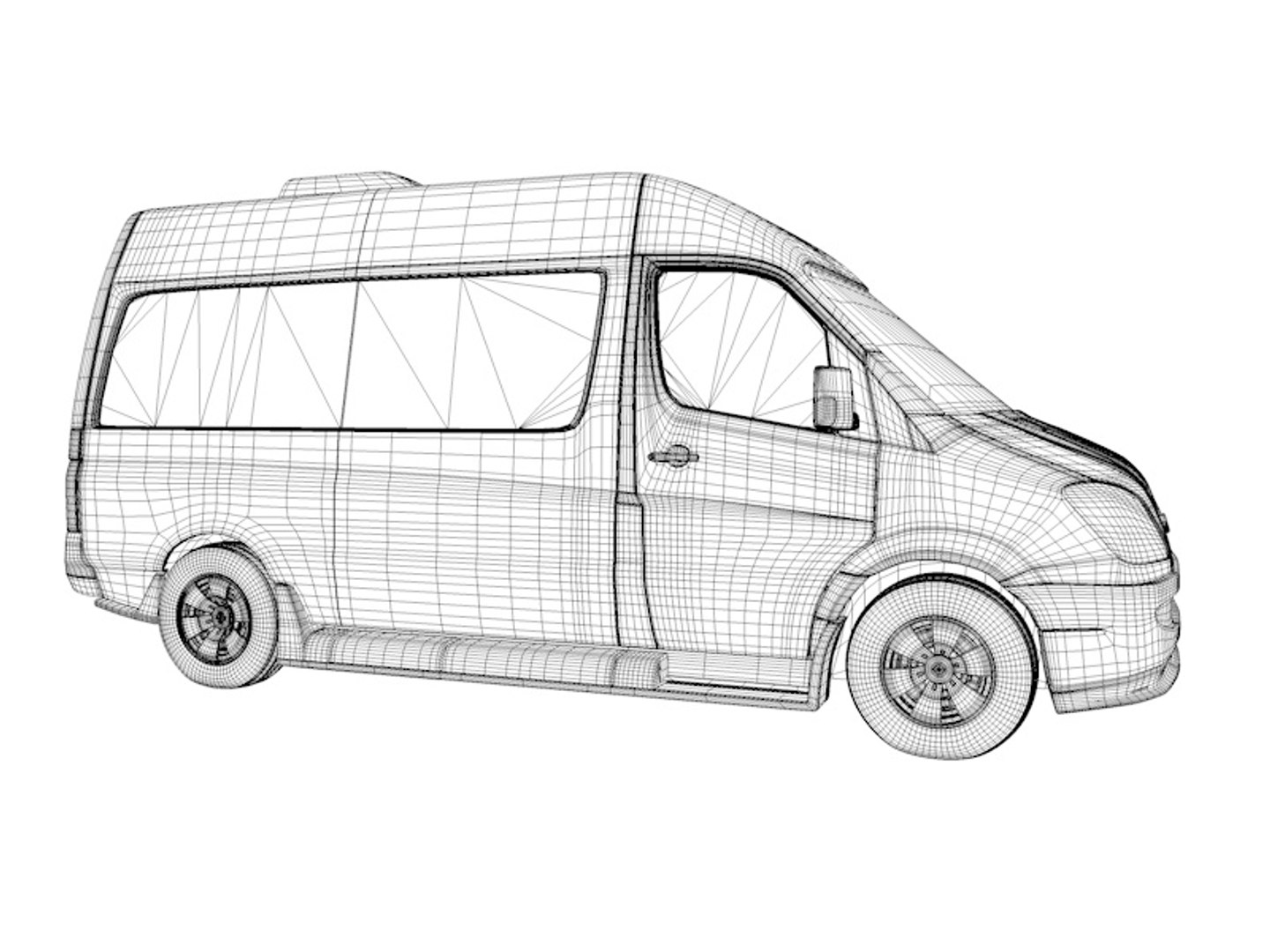 Rs22 Sprinter Van 3d Model