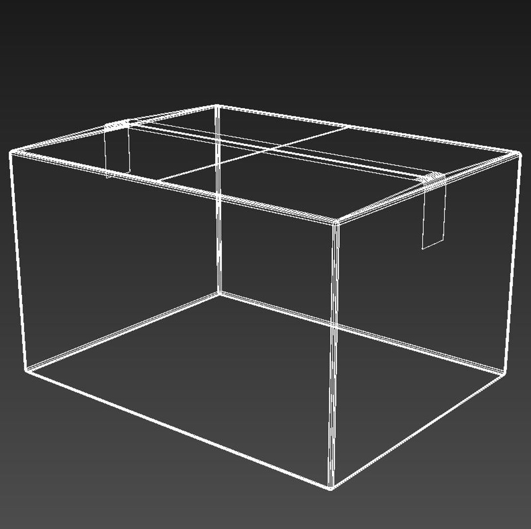 3d Model Carton Box