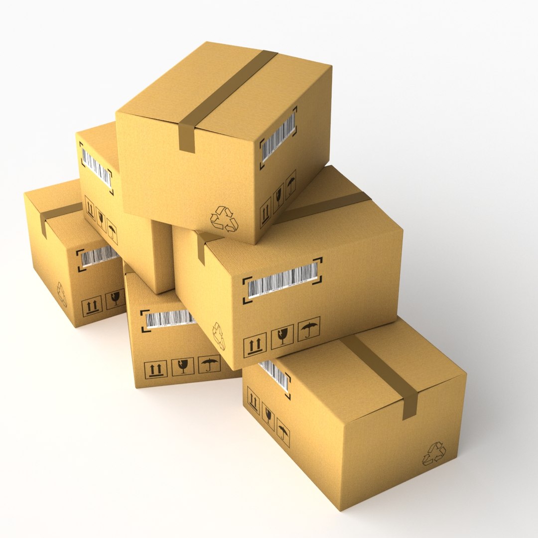 3d Model Carton Box
