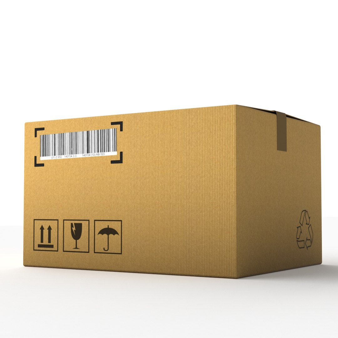 3d Model Carton Box