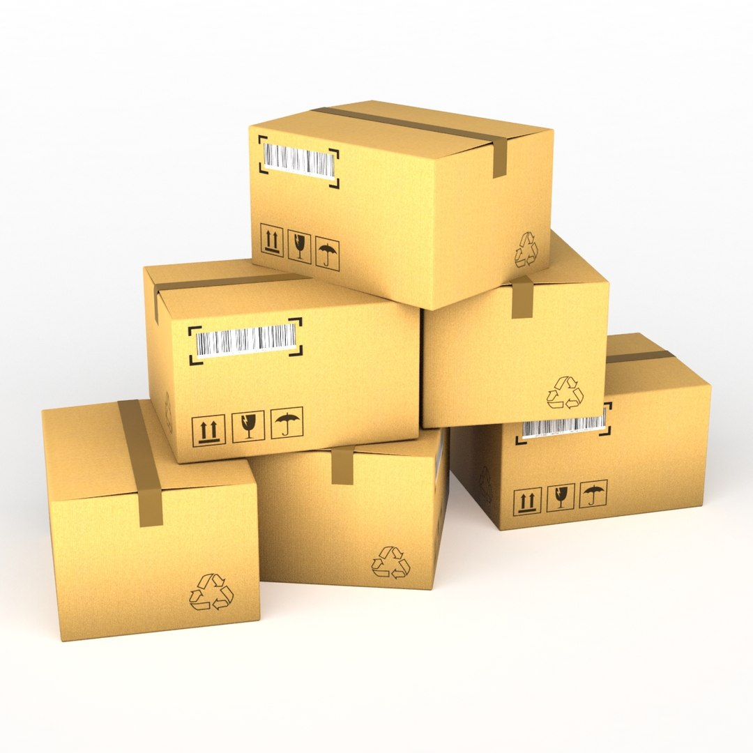3d Model Carton Box