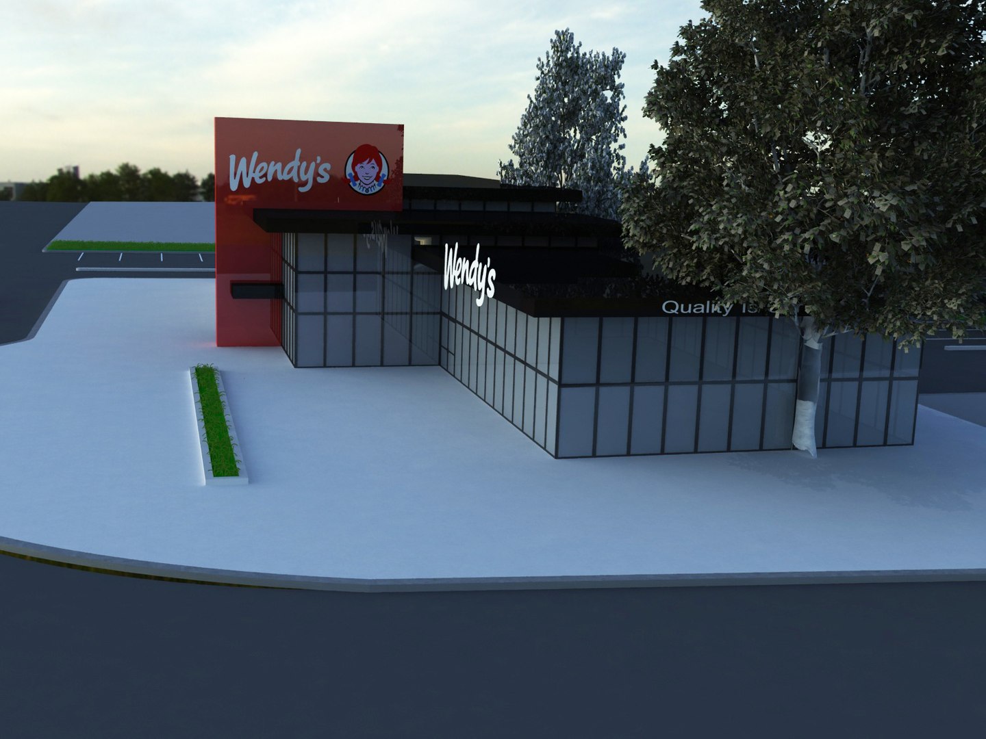 3D Wendy S Model - TurboSquid 1190595