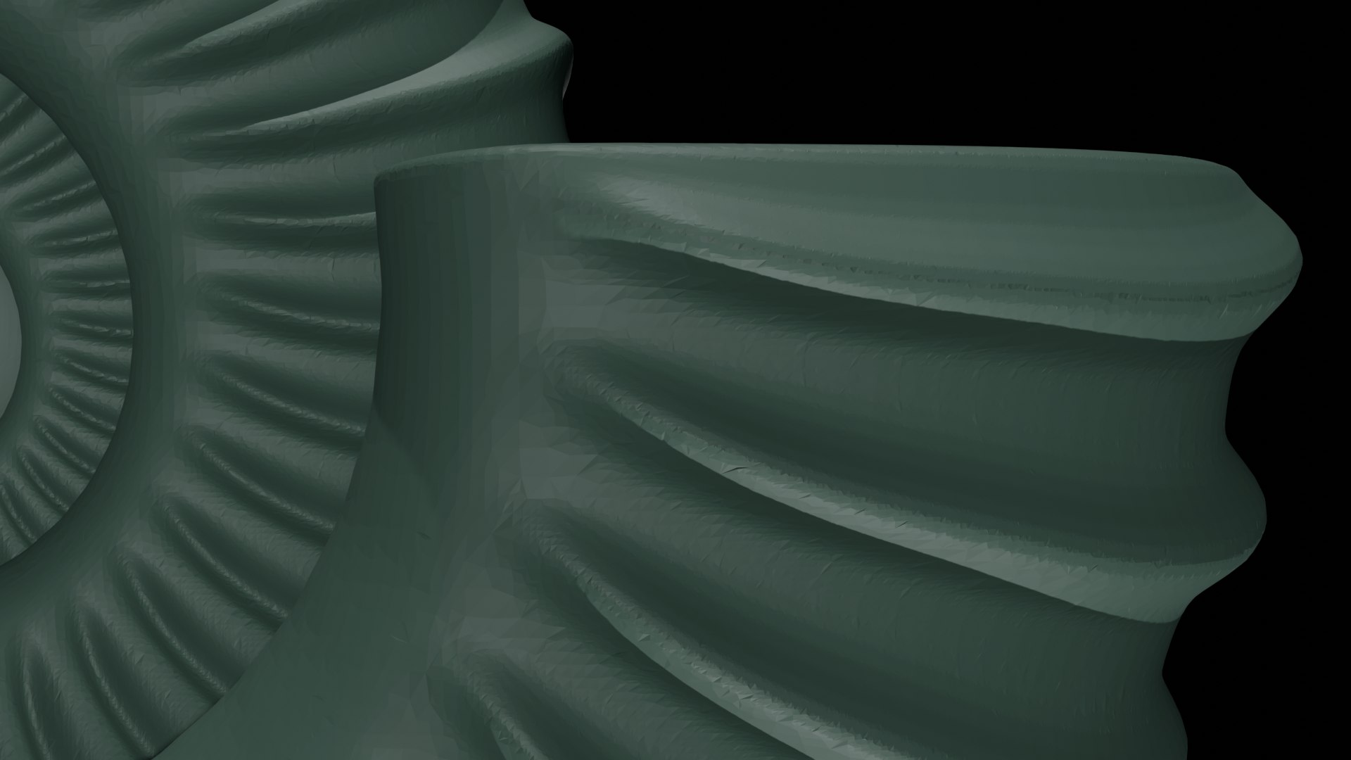 Ammonoid Shell With Strong Plicate Ribs 3D - TurboSquid 2297431