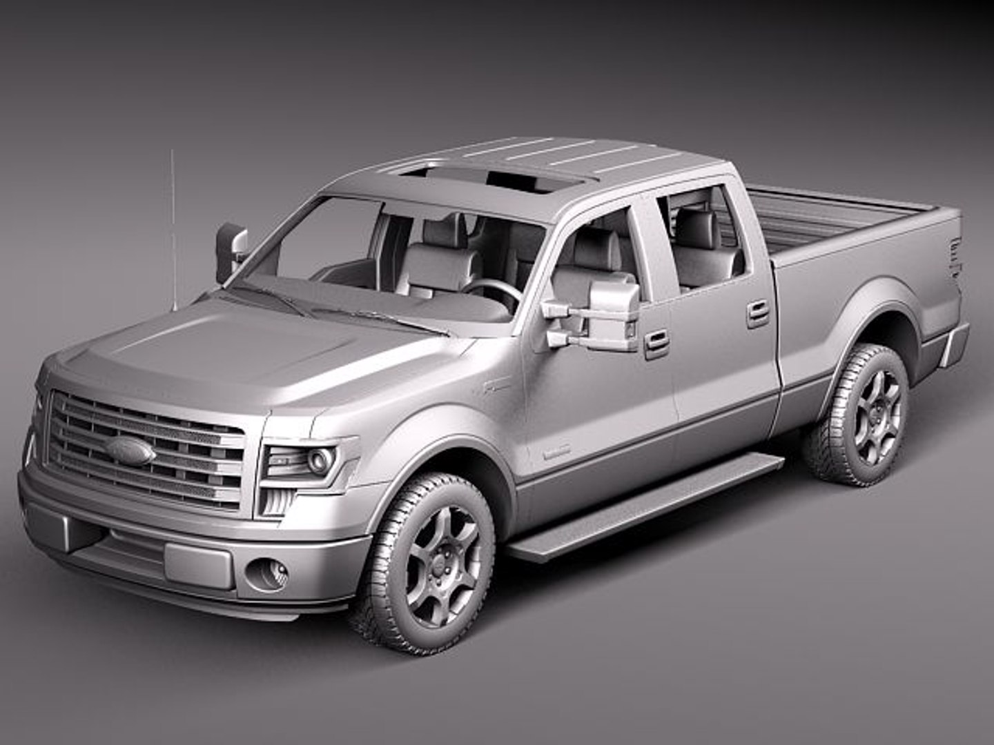 F150 F-150 Crew Cab C4d