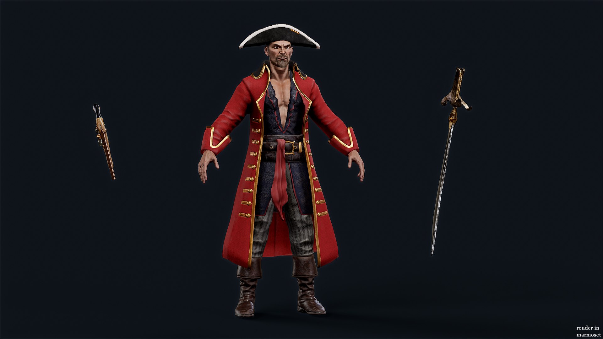 PIRATE R3 Model - TurboSquid 2328237
