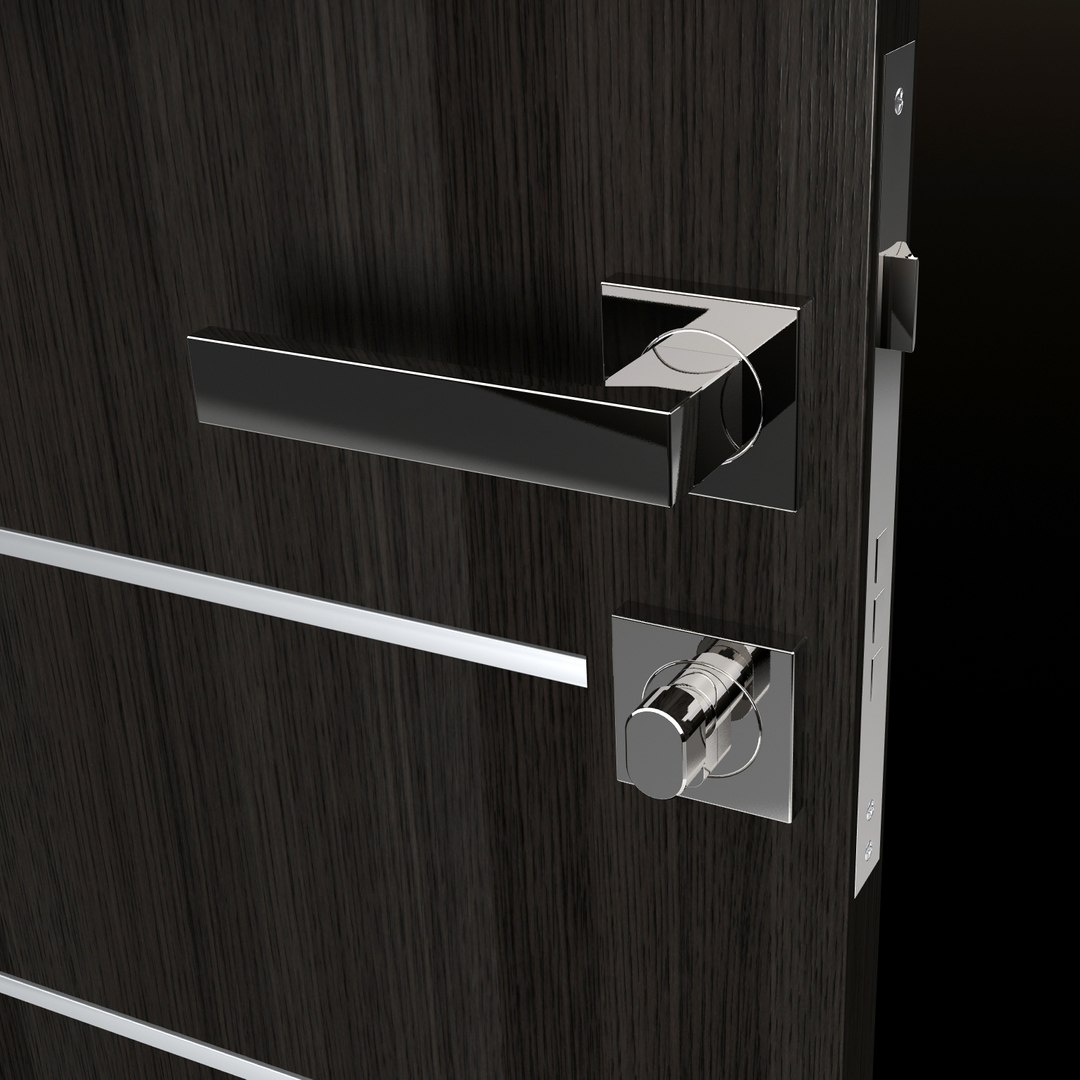 3d door handle model
