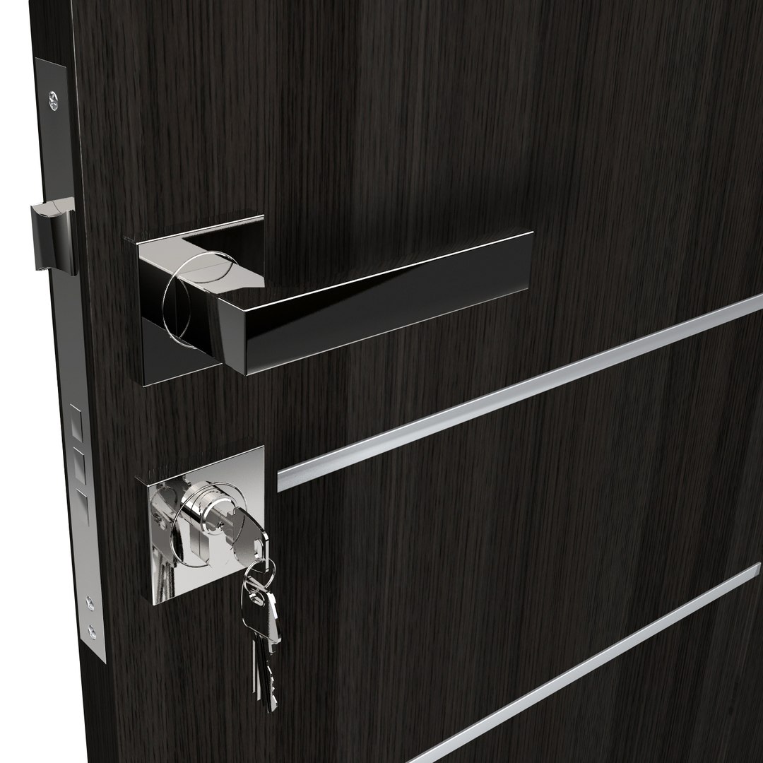 3d door handle model