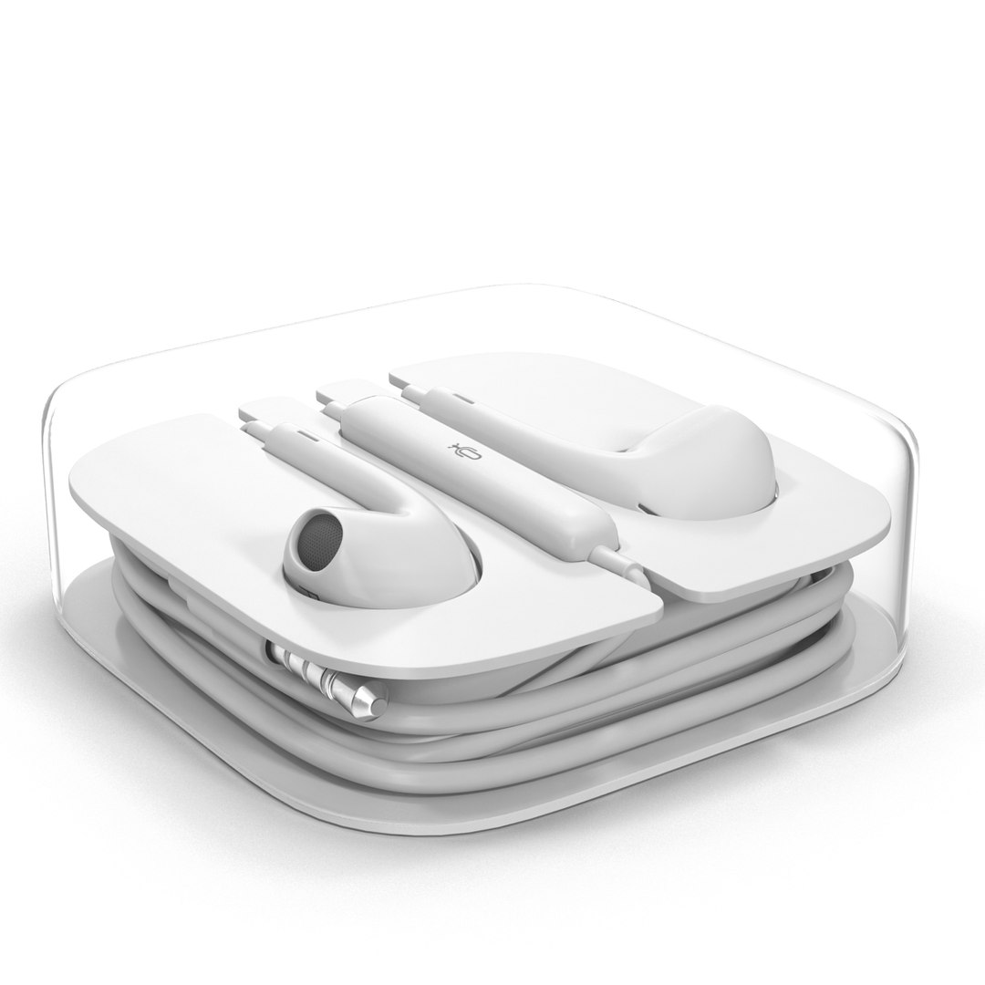 Apple Earpods Box 3d 3ds