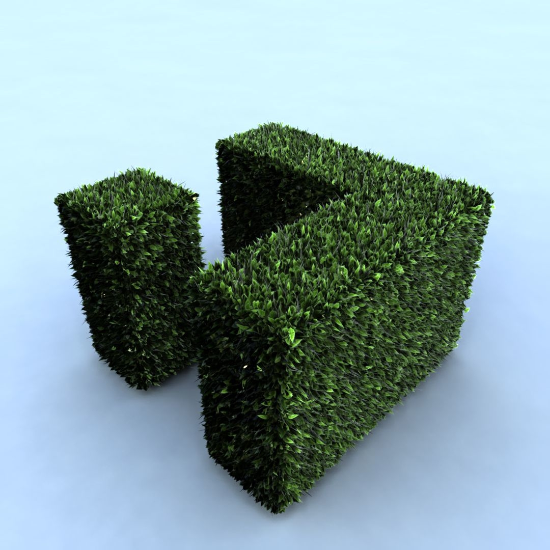 Hedge 3d Model