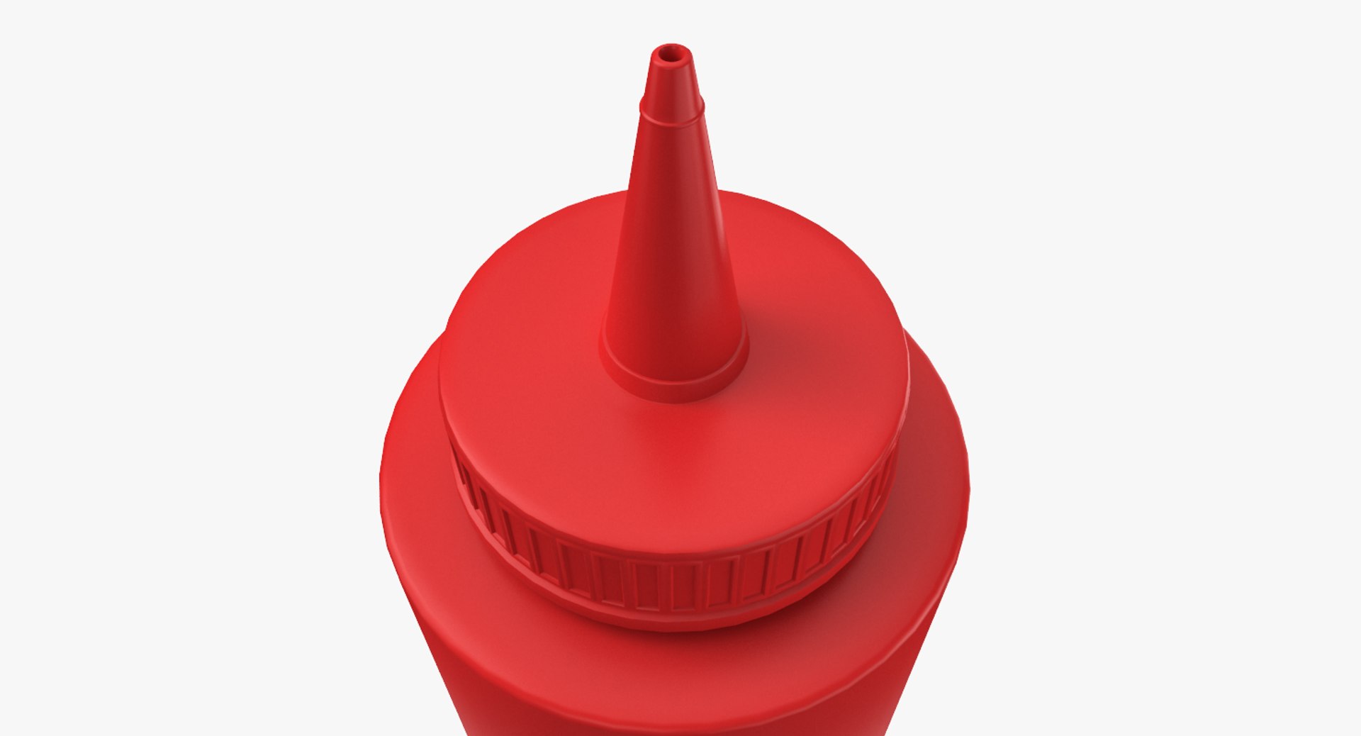 3D Ketchup Bottle Sauce Plate Model - TurboSquid 1286842