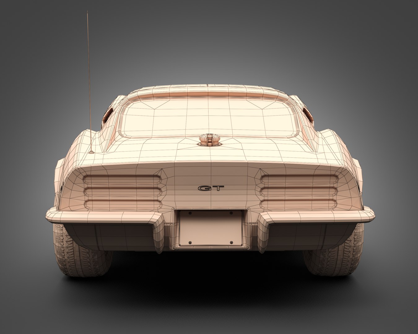 1969 Baldwin-Motion Corvette Phase III GT 3D Model - TurboSquid 1743246