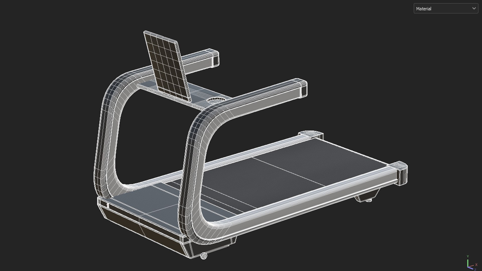 Treadmill 3D model - TurboSquid 2124806