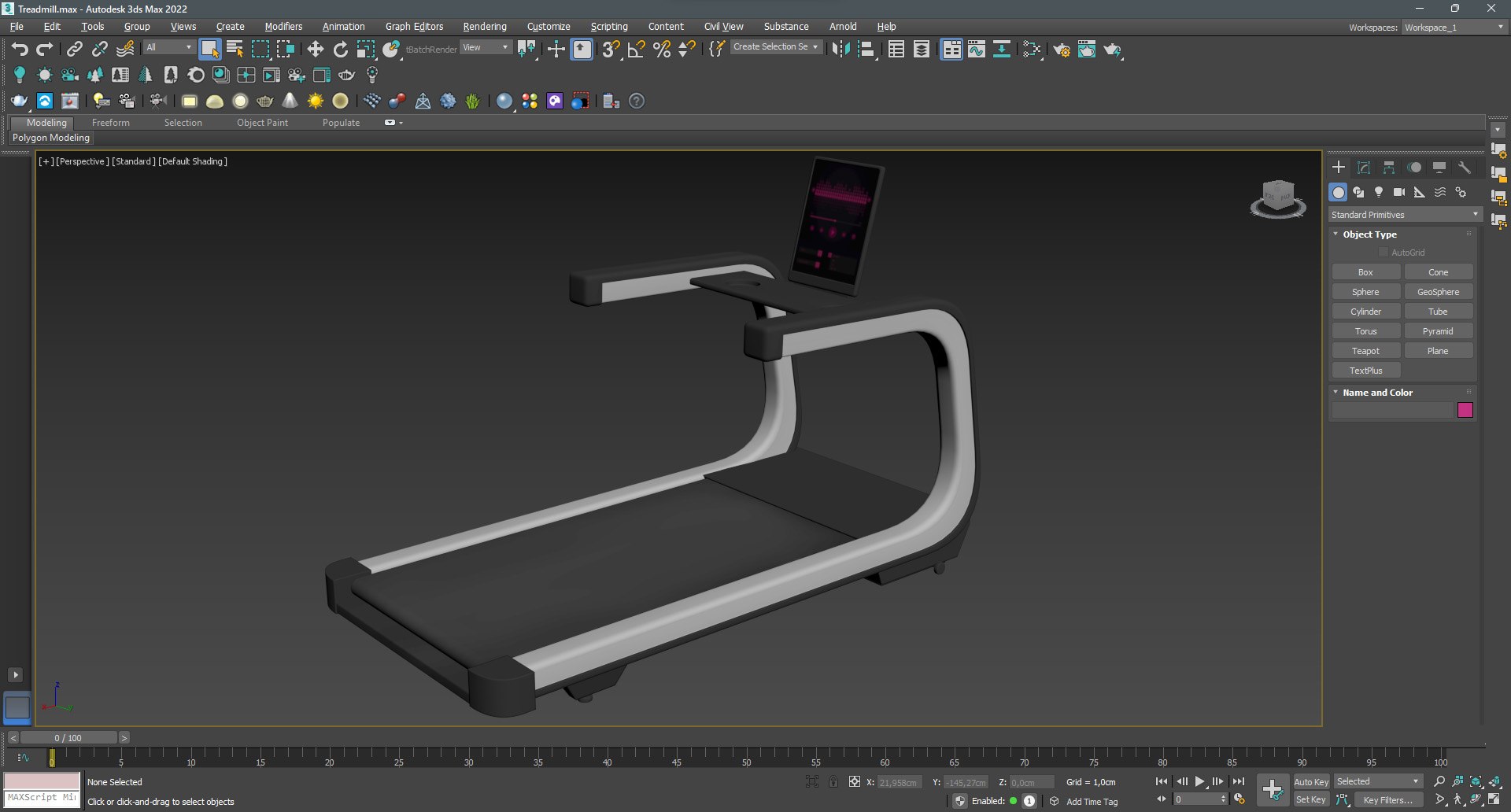 Treadmill 3D model - TurboSquid 2124806