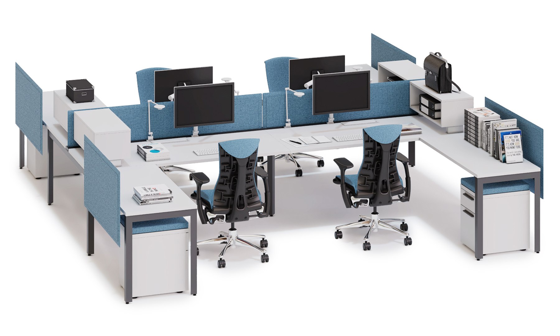 3D Herman Miller Layout - TurboSquid 1486732