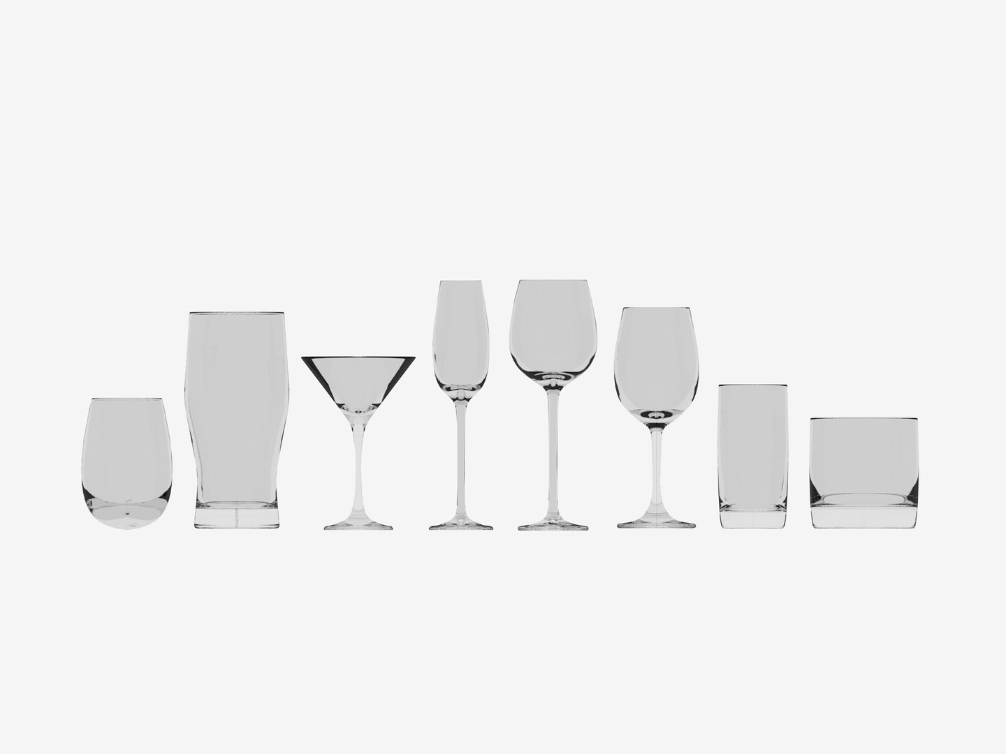 3D Set Glasses Model - TurboSquid 1412112