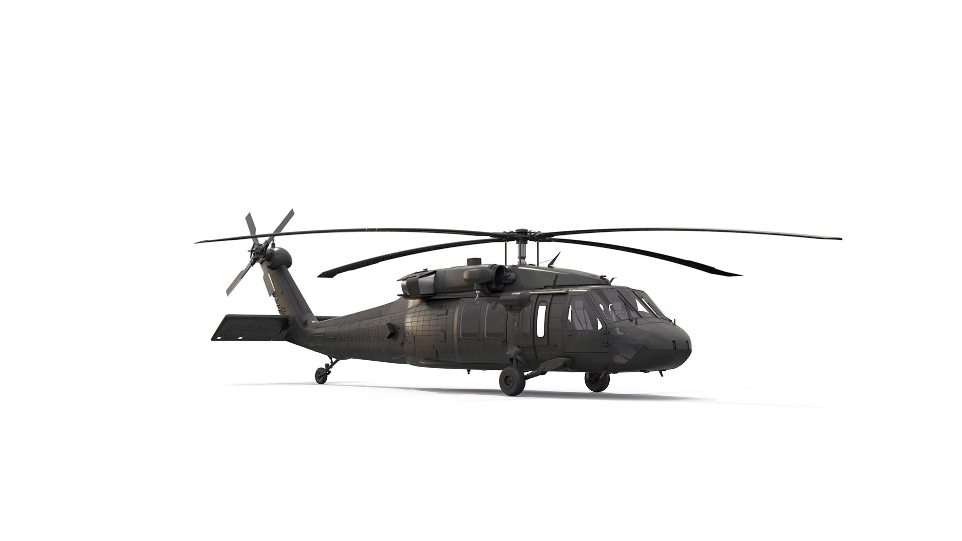 3D UH-60M With Cockpit - TurboSquid 2229748