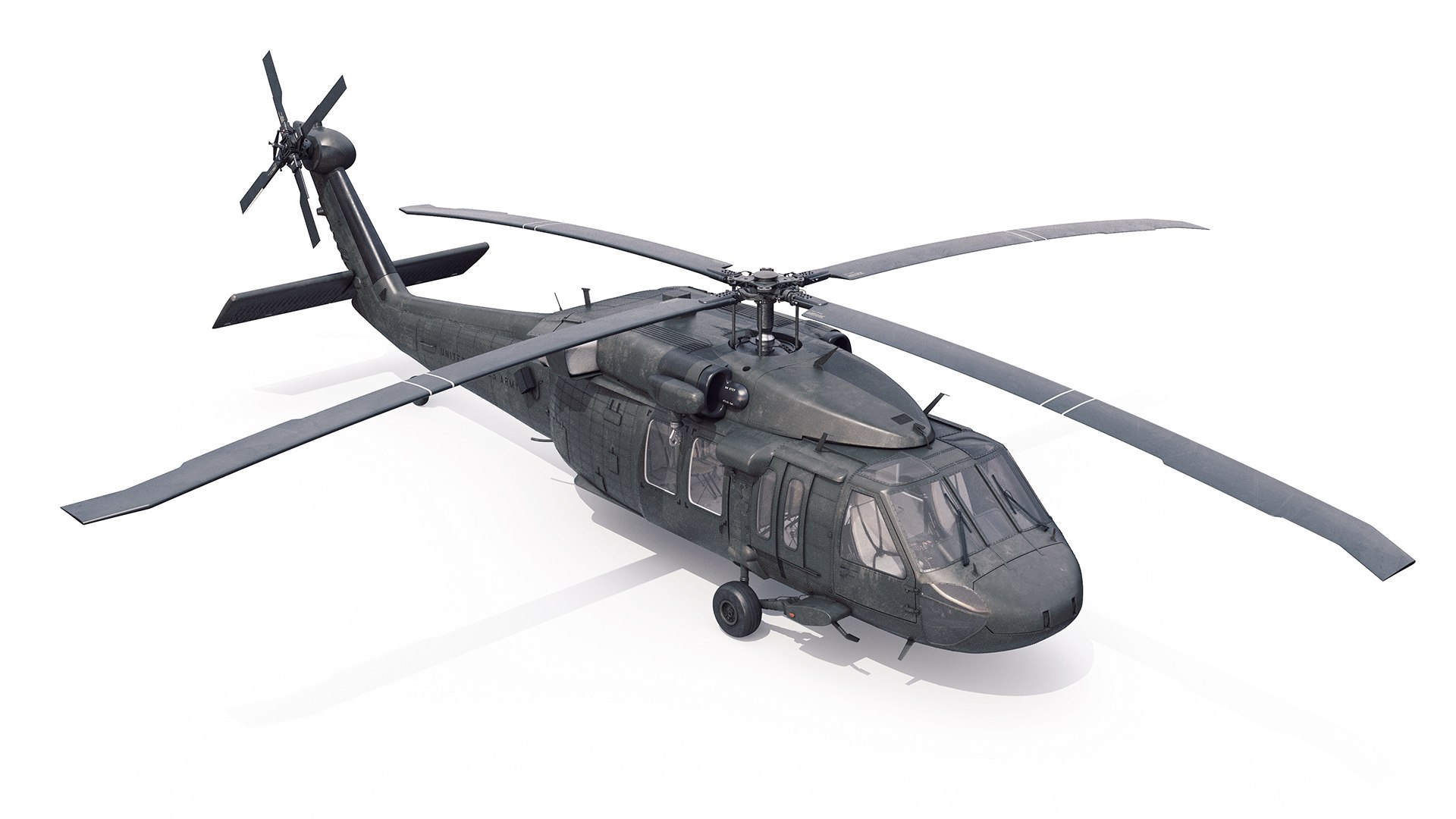 3D UH-60M With Cockpit - TurboSquid 2229748