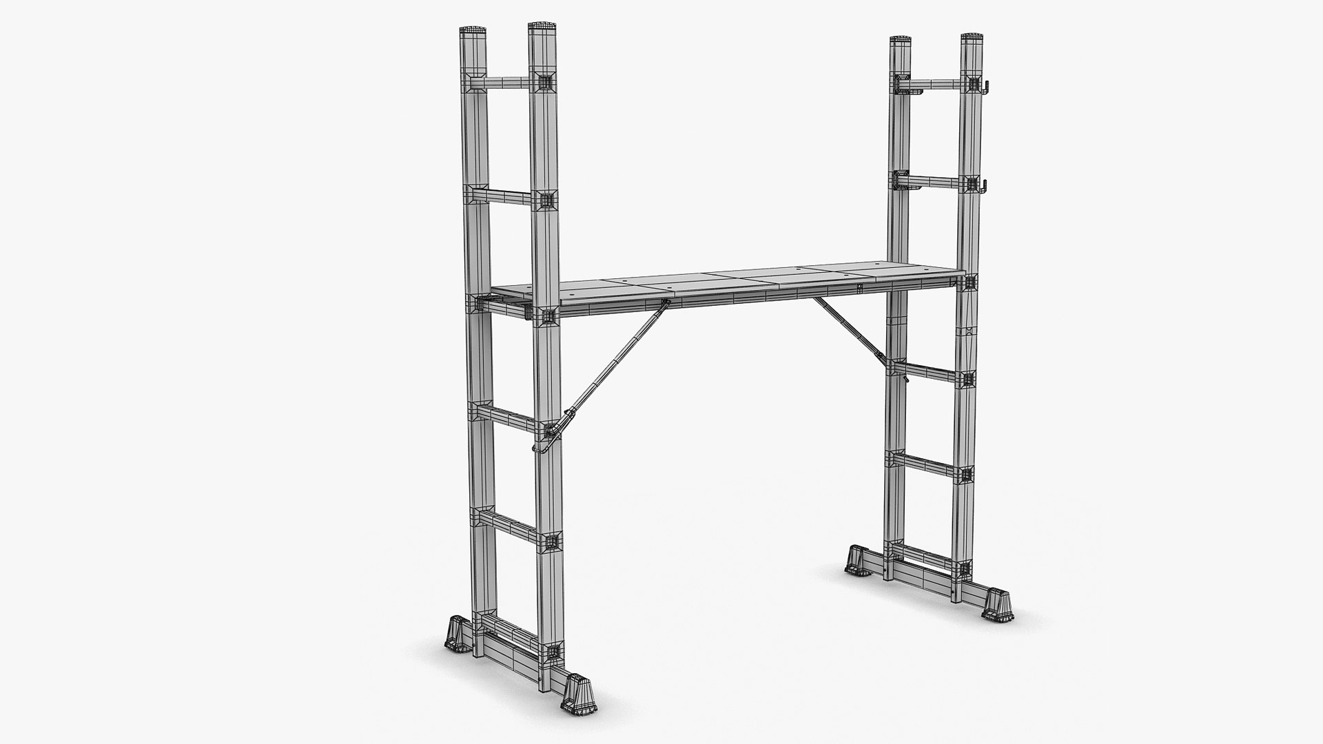 Scaffold Ladder Collection Model - TurboSquid 2325448