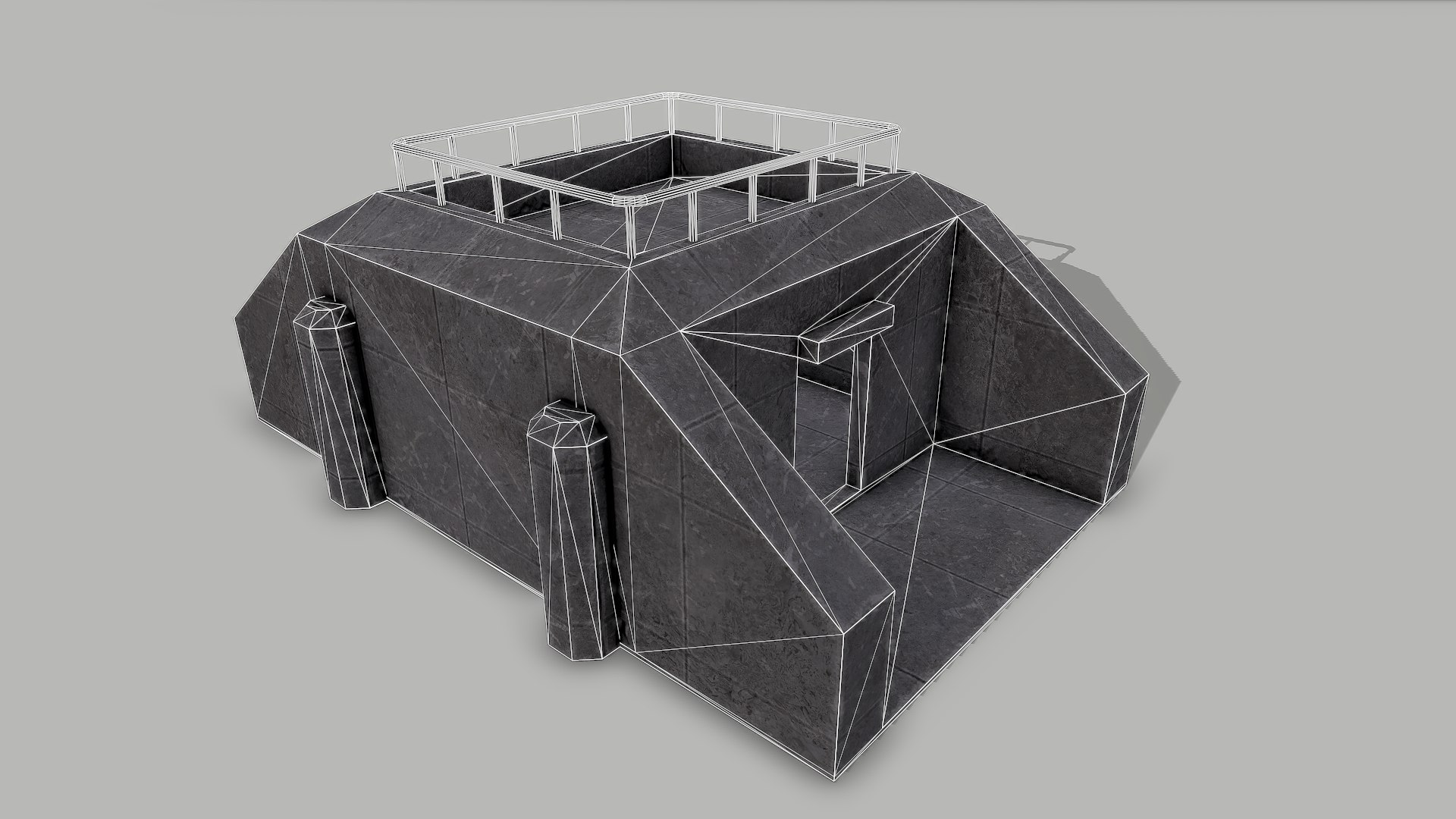 Military Bunker 3D Model - TurboSquid 1939463