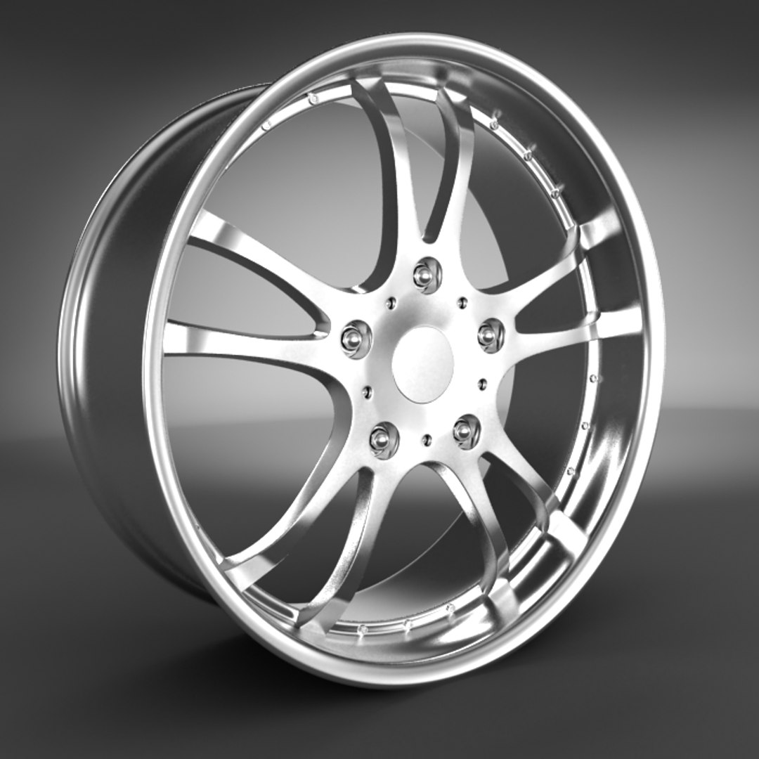 alloy wheel 3d model