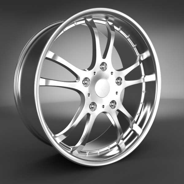 alloy wheel 3d model