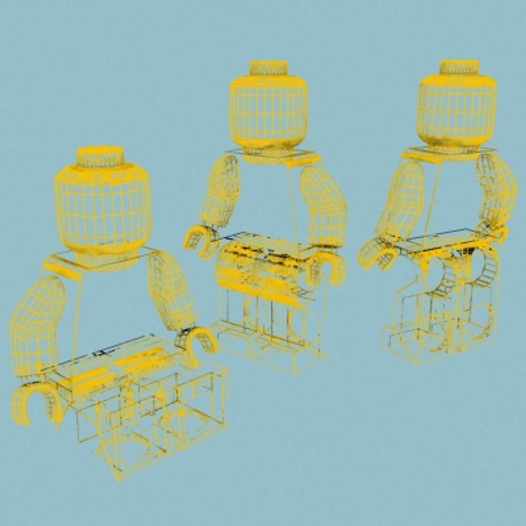 3d Model Lego Man