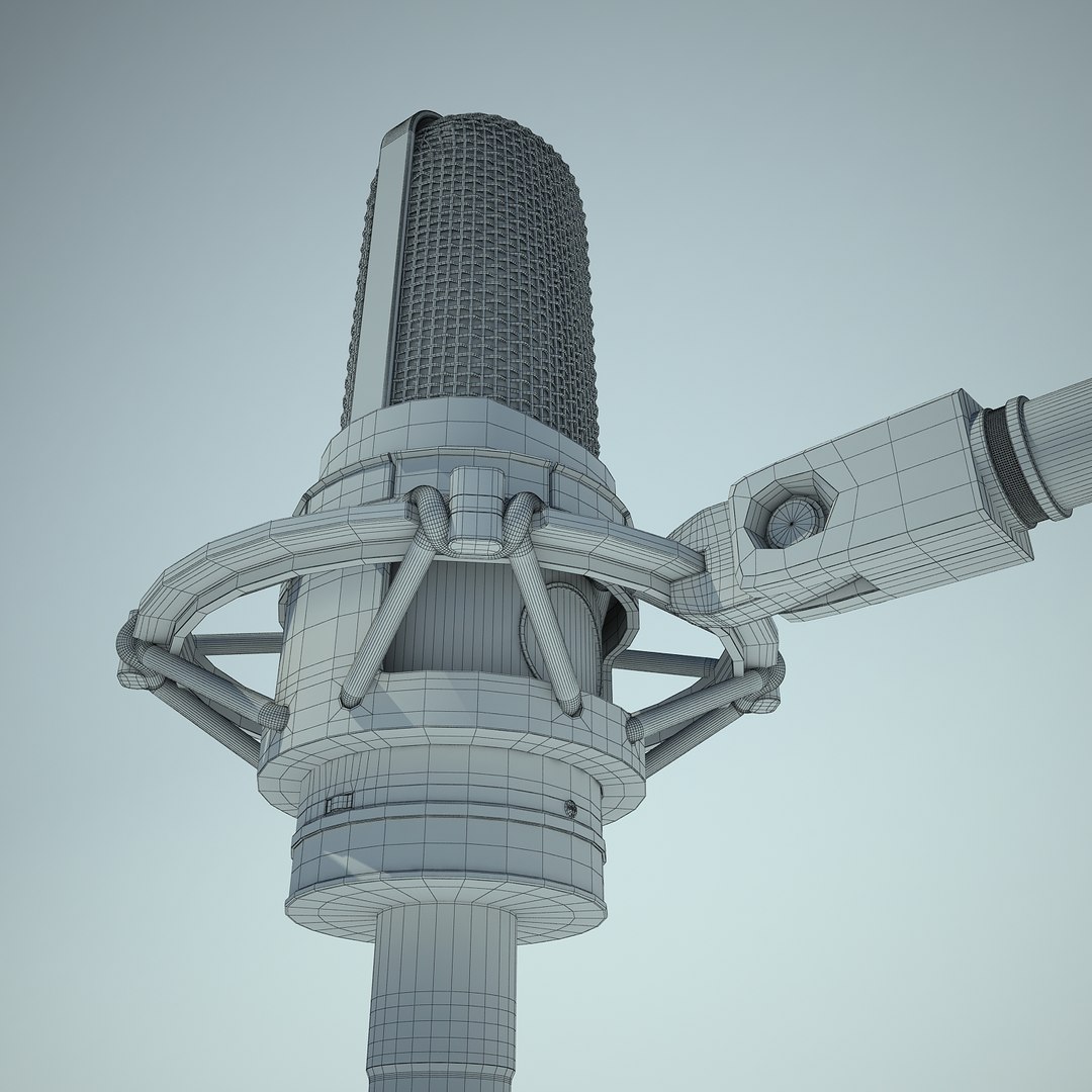 Free Microphone Mic Studio 3d Model