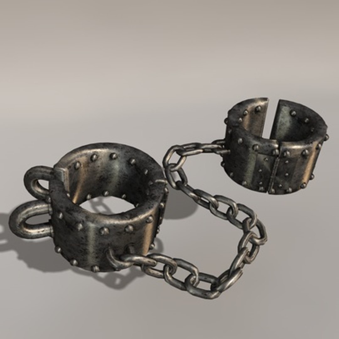 3d Jail Shackles Model