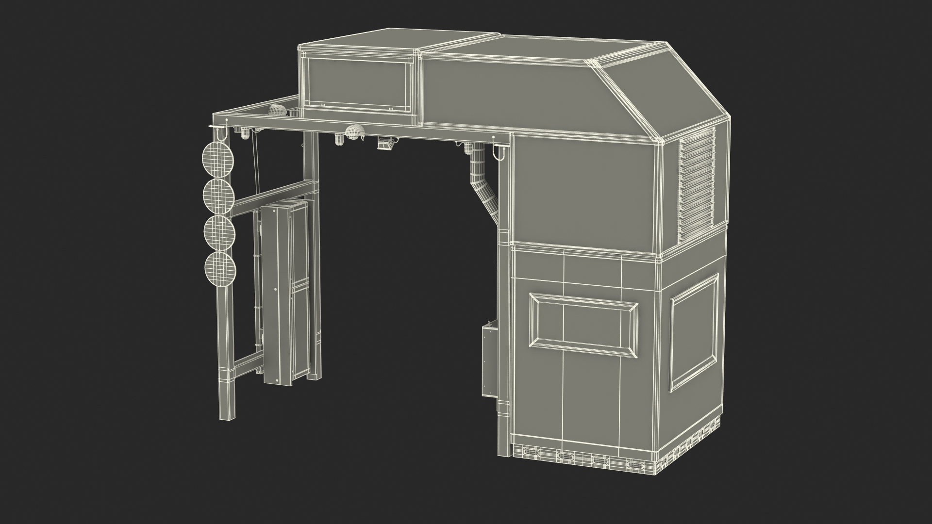 Smith Detection CIP 300 Compact Vehicle Inspection System 3D model ...