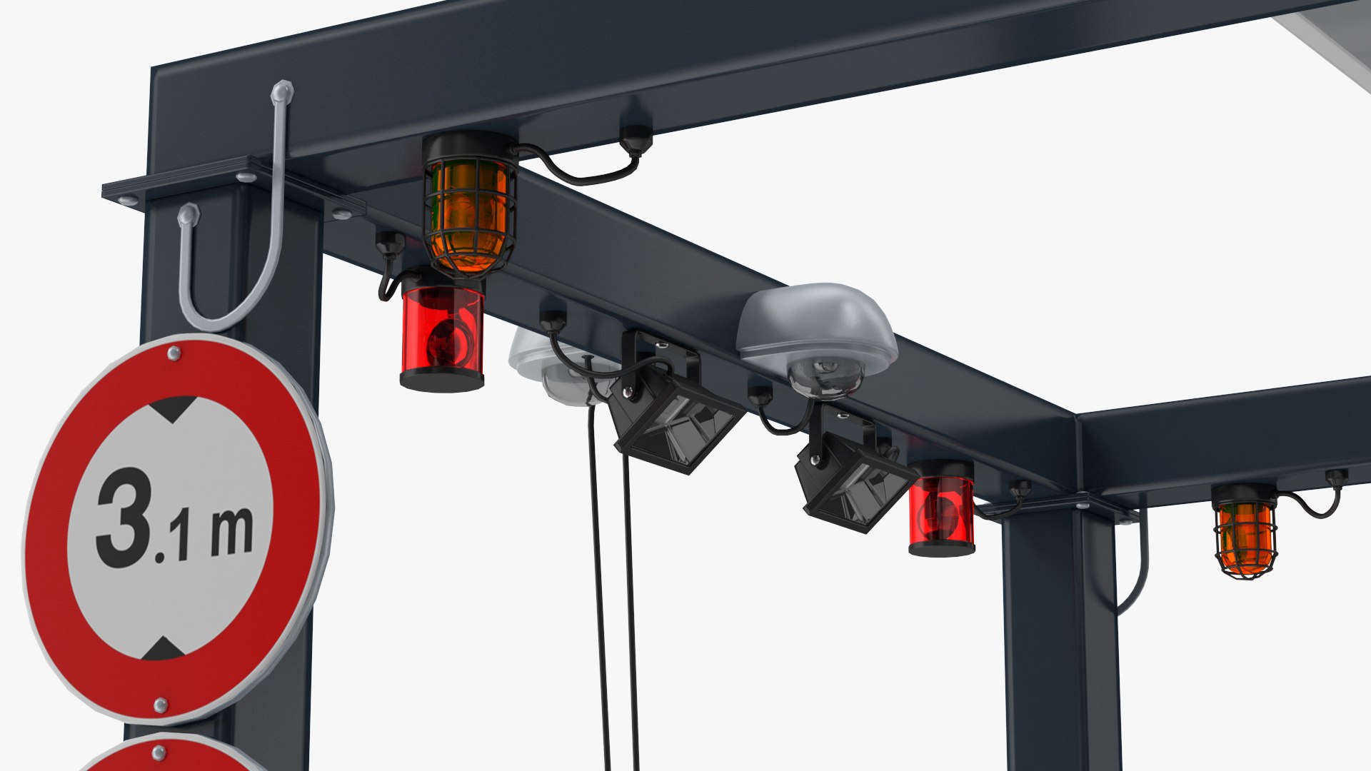 Smith Detection CIP 300 Compact Vehicle Inspection System 3D model ...