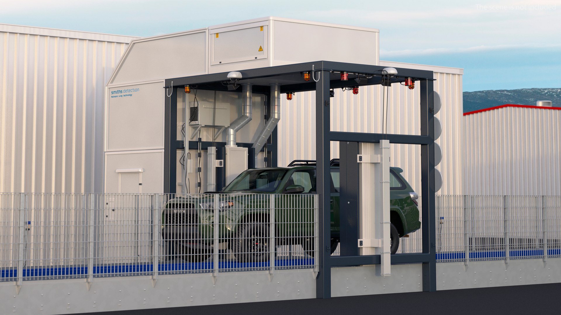 Smith Detection CIP 300 Compact Vehicle Inspection System 3D model ...