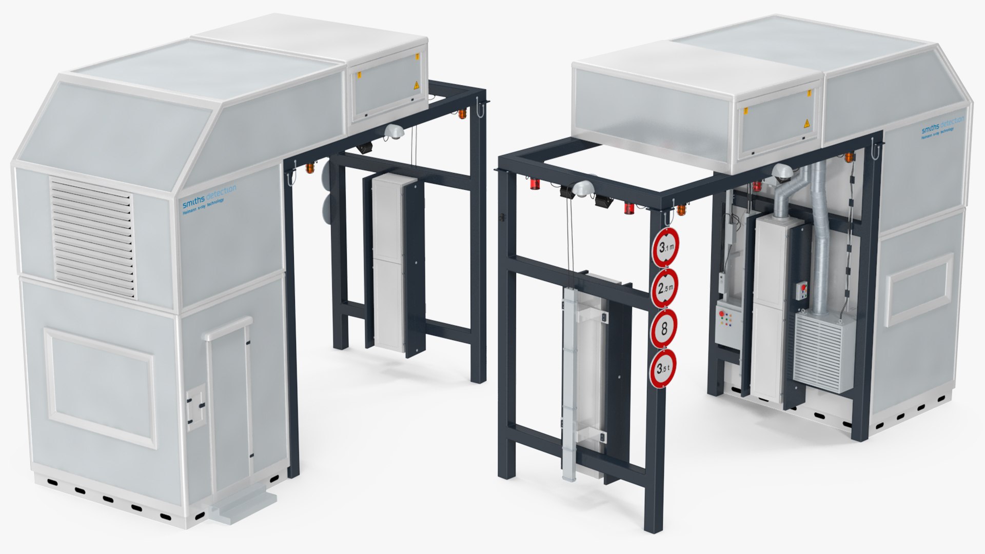 Smith Detection CIP 300 Compact Vehicle Inspection System 3D model ...