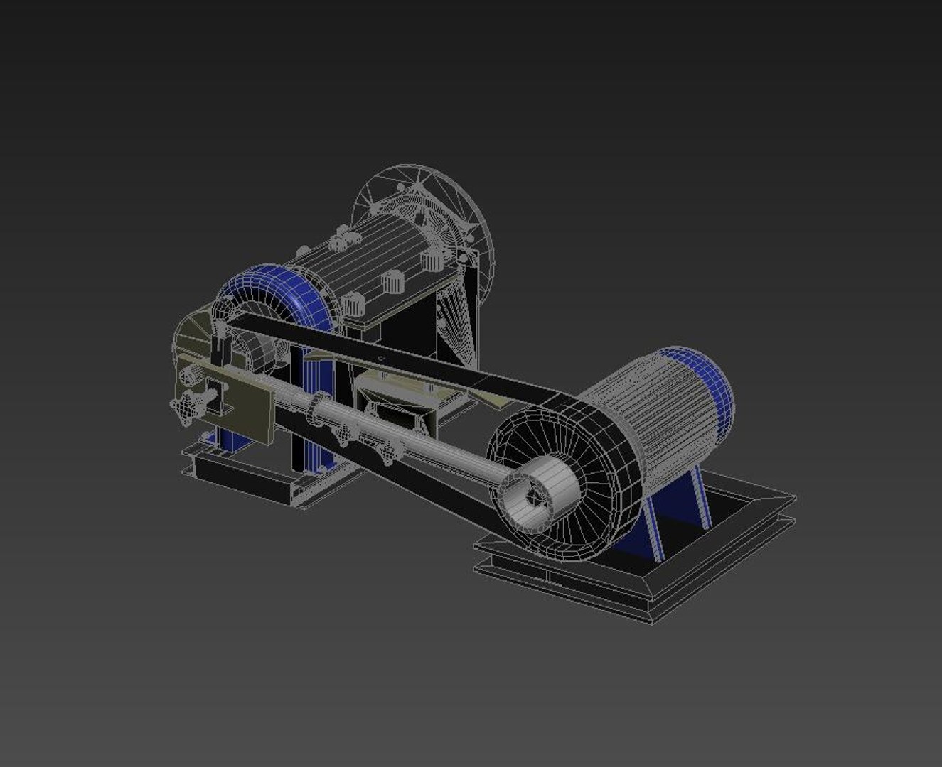 Engine Motor Air Pump 3D Model - TurboSquid 1615290