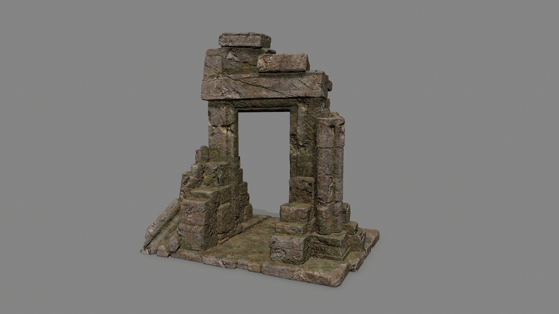 Rock Gate 3D Model - TurboSquid 2154264
