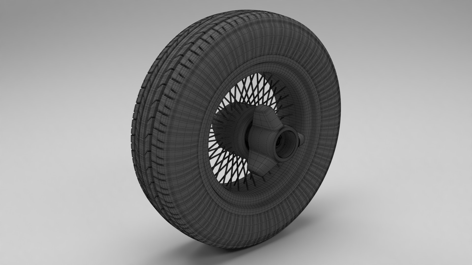 Classic Wheel T 3D Model - TurboSquid 2276560