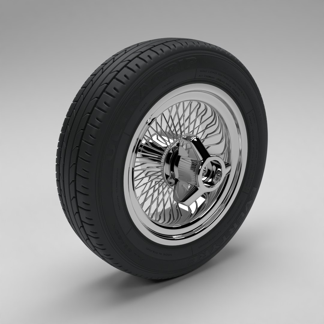 Classic Wheel T 3D Model - TurboSquid 2276560