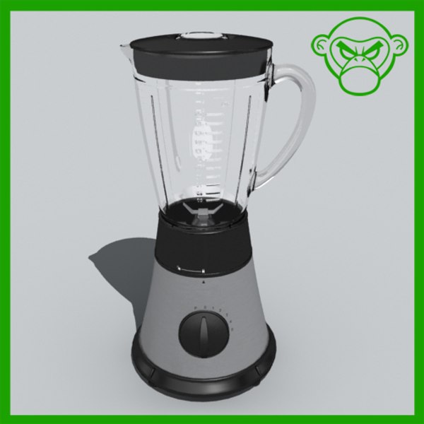 3d model of blender