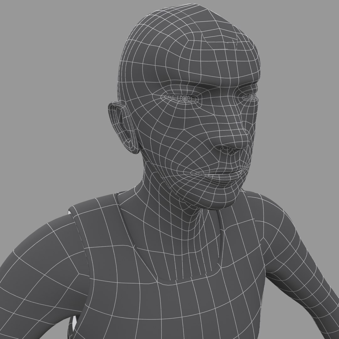 3d Stylized Cartoon Punk