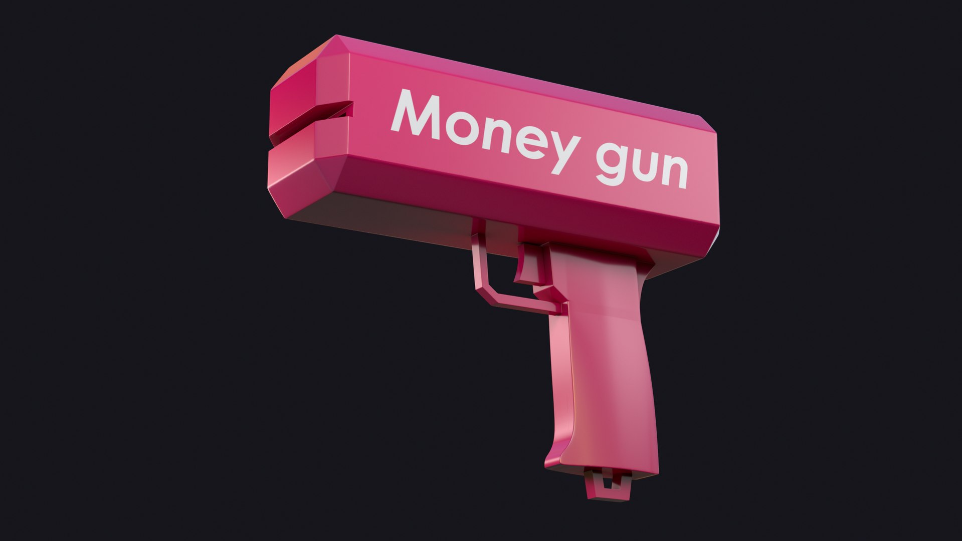 3D Money Gun model - TurboSquid 2139907