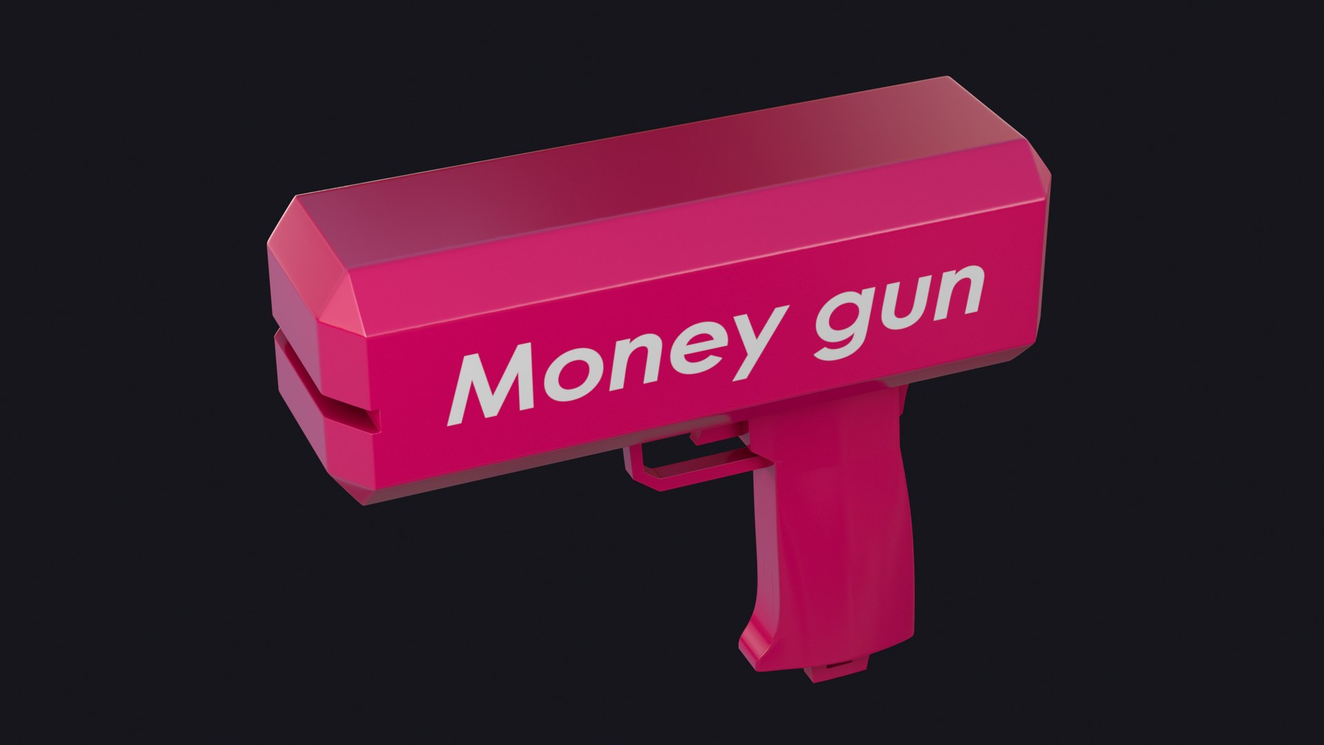 3D Money Gun model - TurboSquid 2139907
