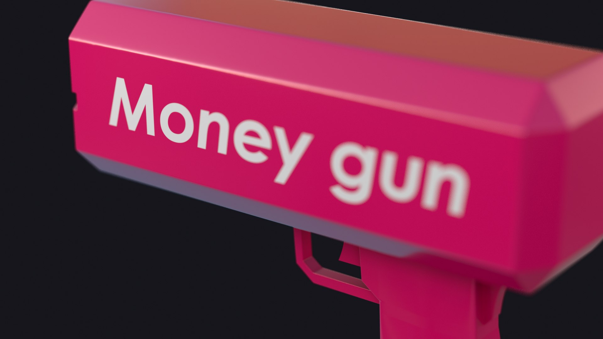 3D Money Gun model - TurboSquid 2139907