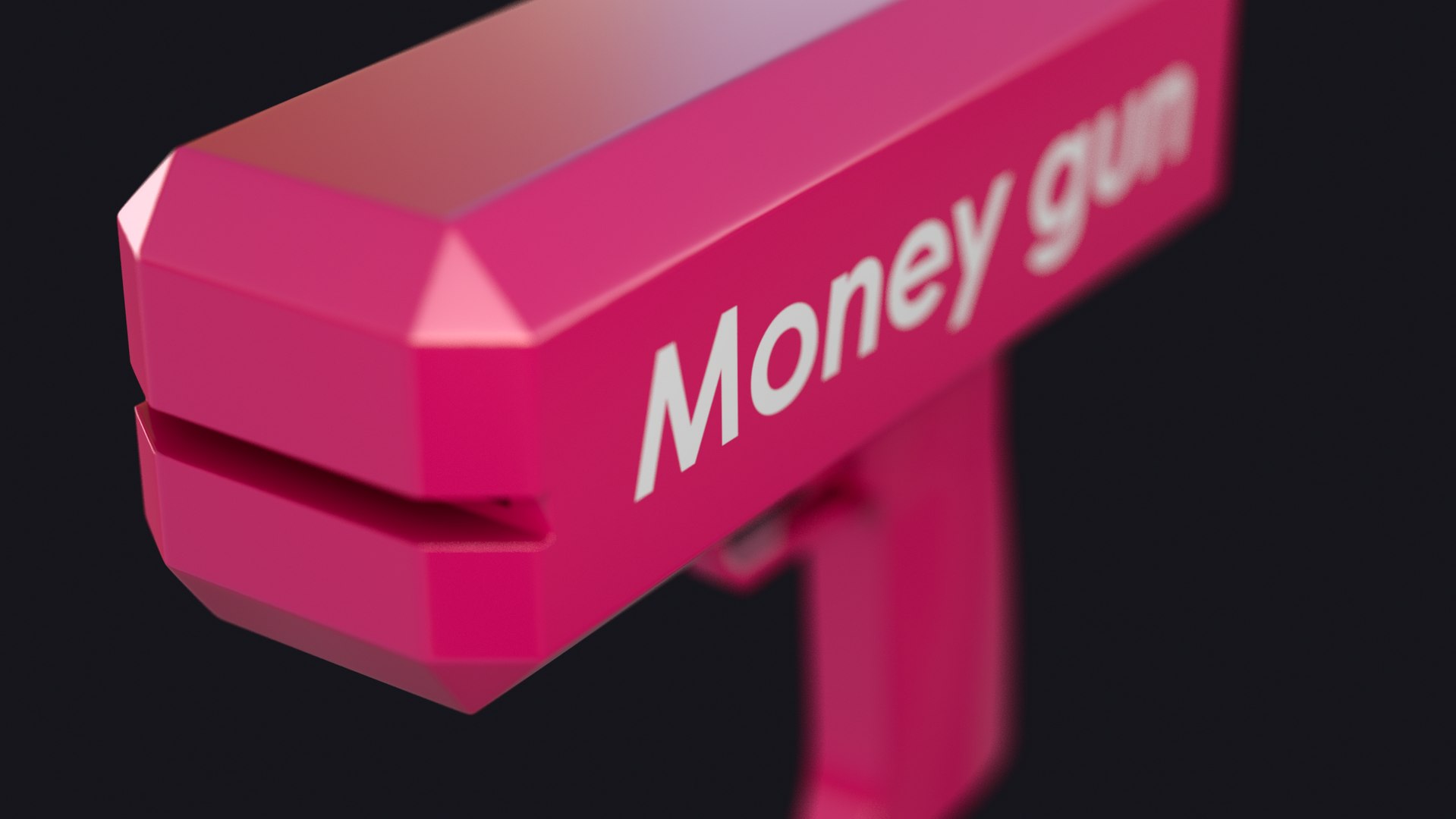 3D Money Gun model - TurboSquid 2139907