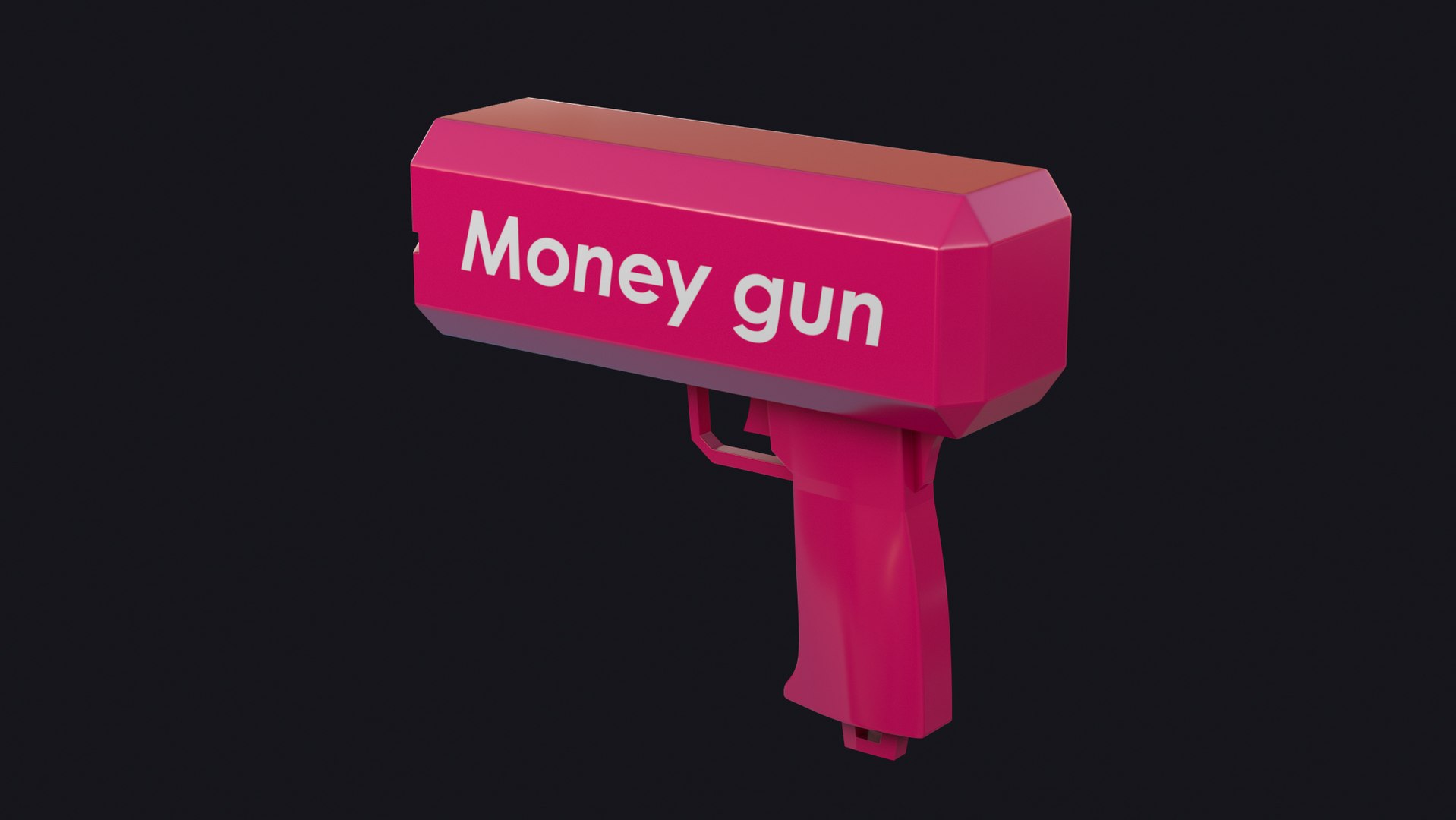 3D Money Gun model - TurboSquid 2139907