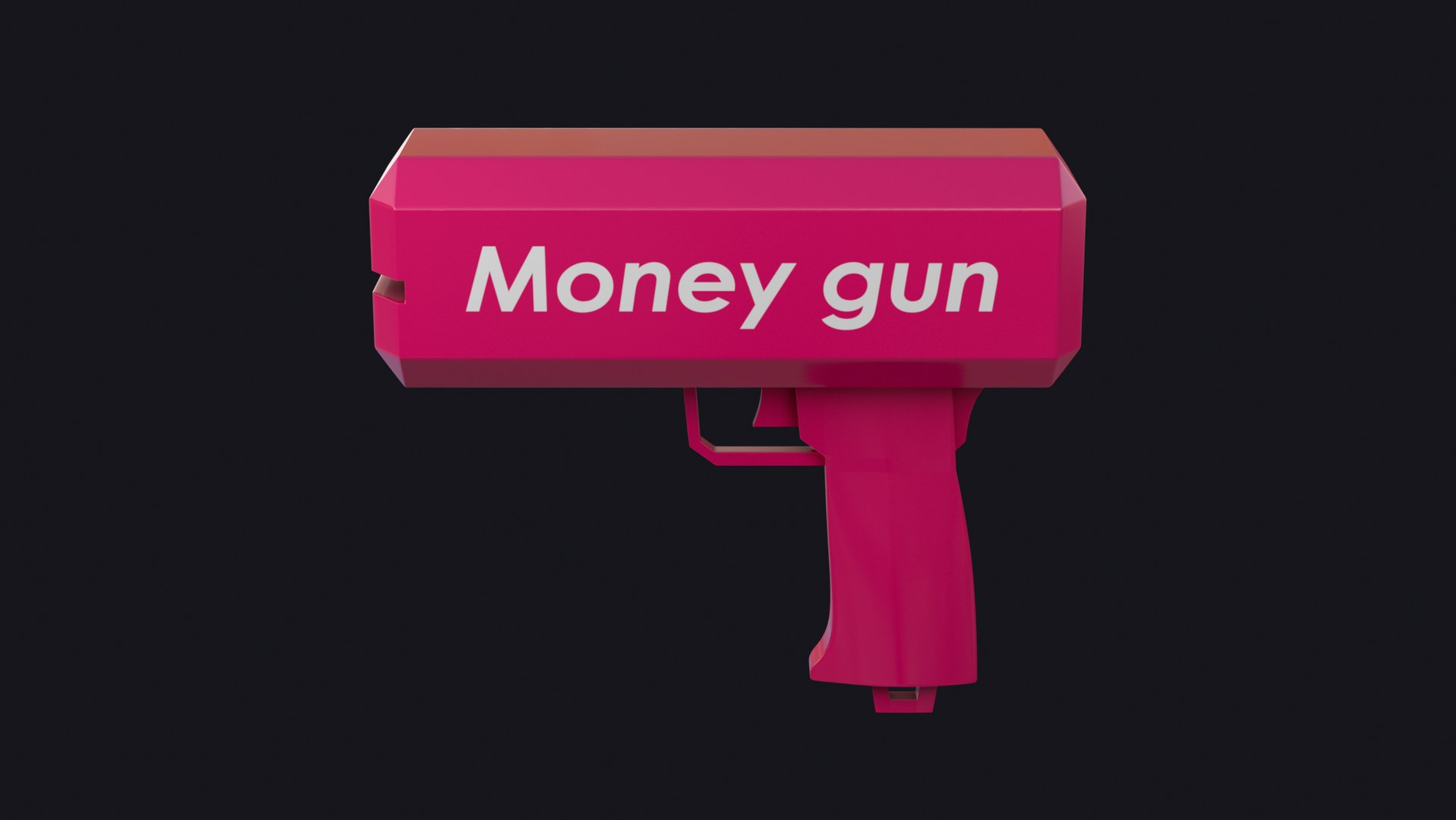 3D Money Gun model - TurboSquid 2139907
