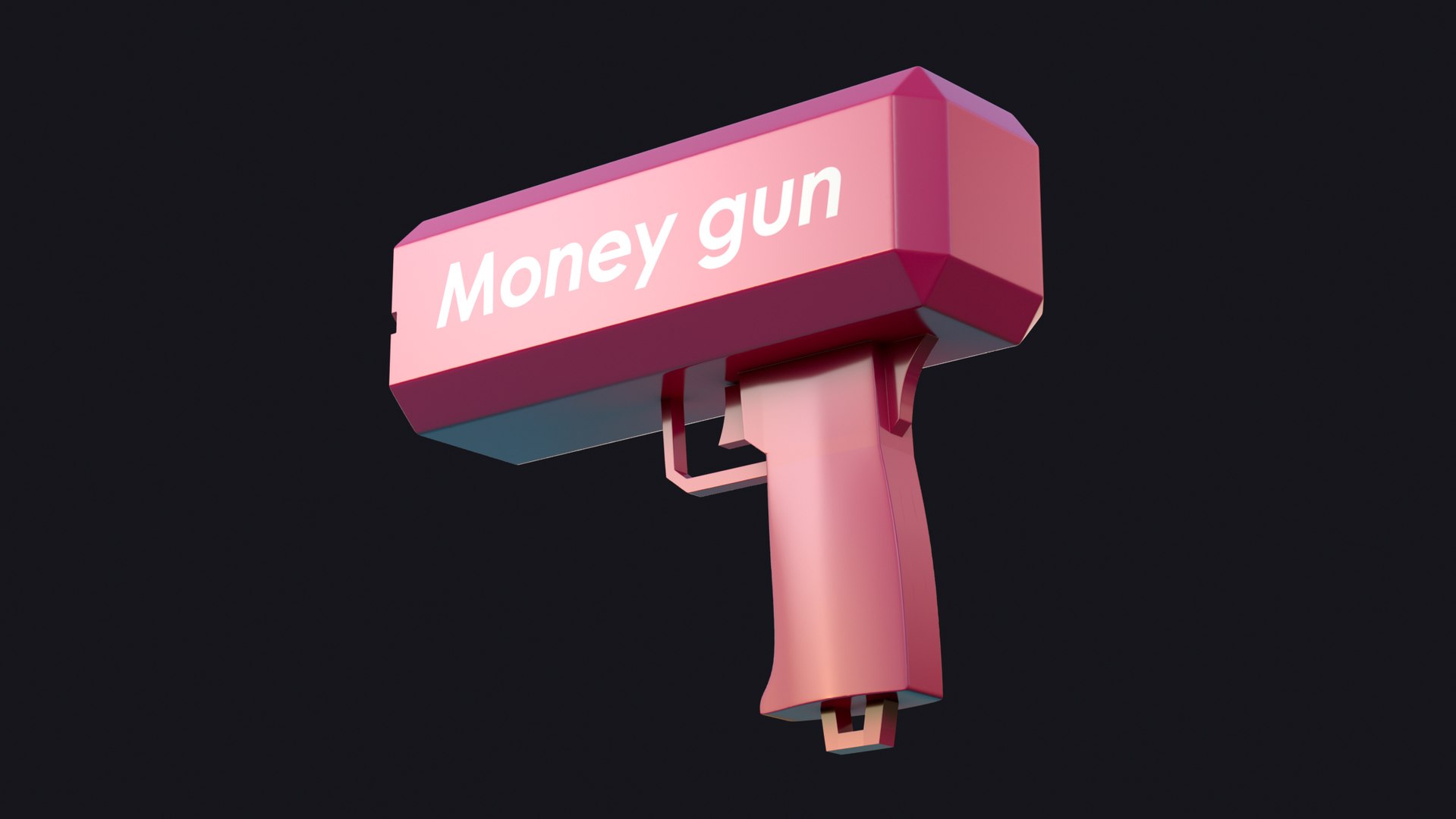 3D Money Gun model - TurboSquid 2139907