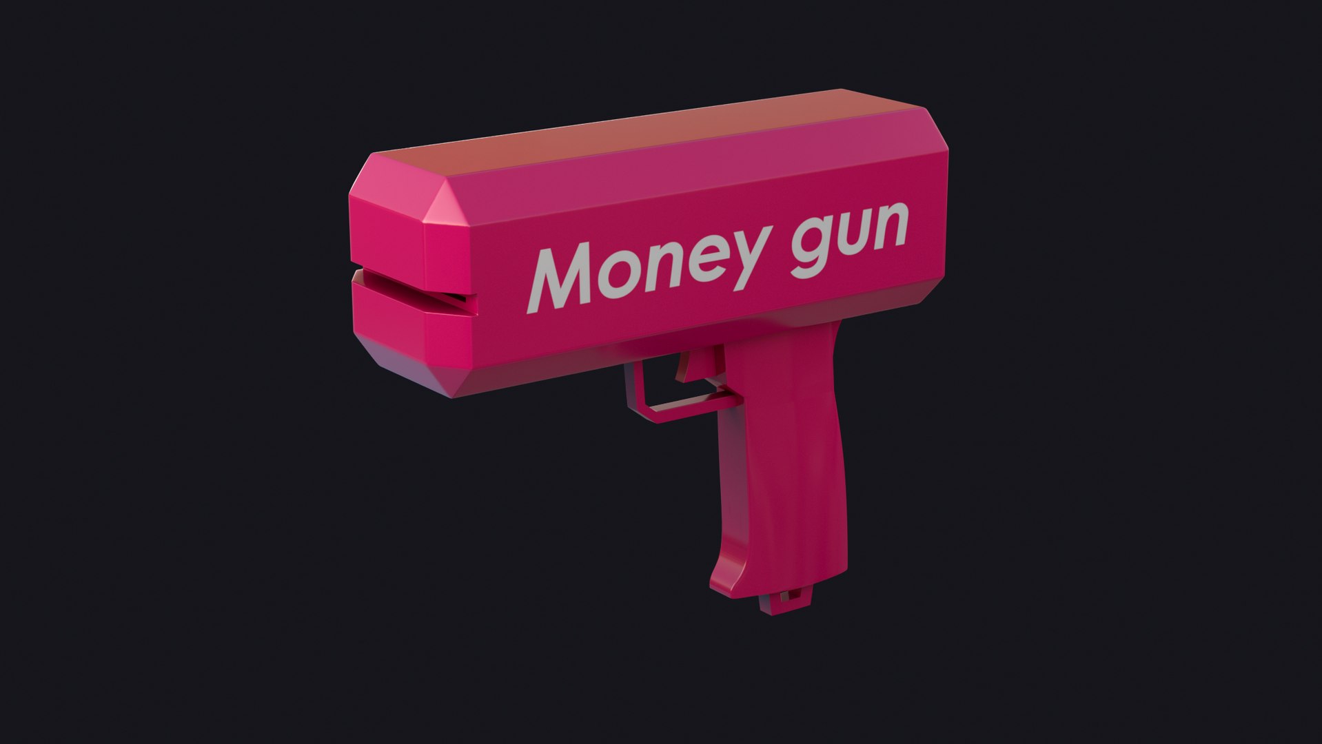 3D Money Gun model - TurboSquid 2139907