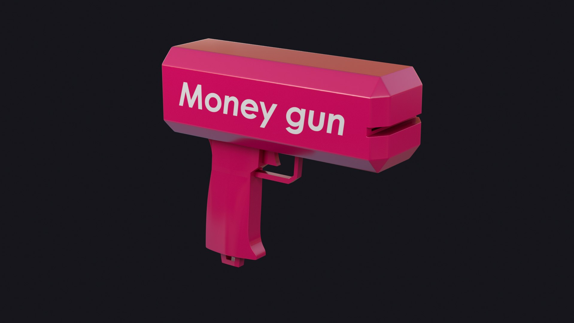 3D Money Gun model - TurboSquid 2139907